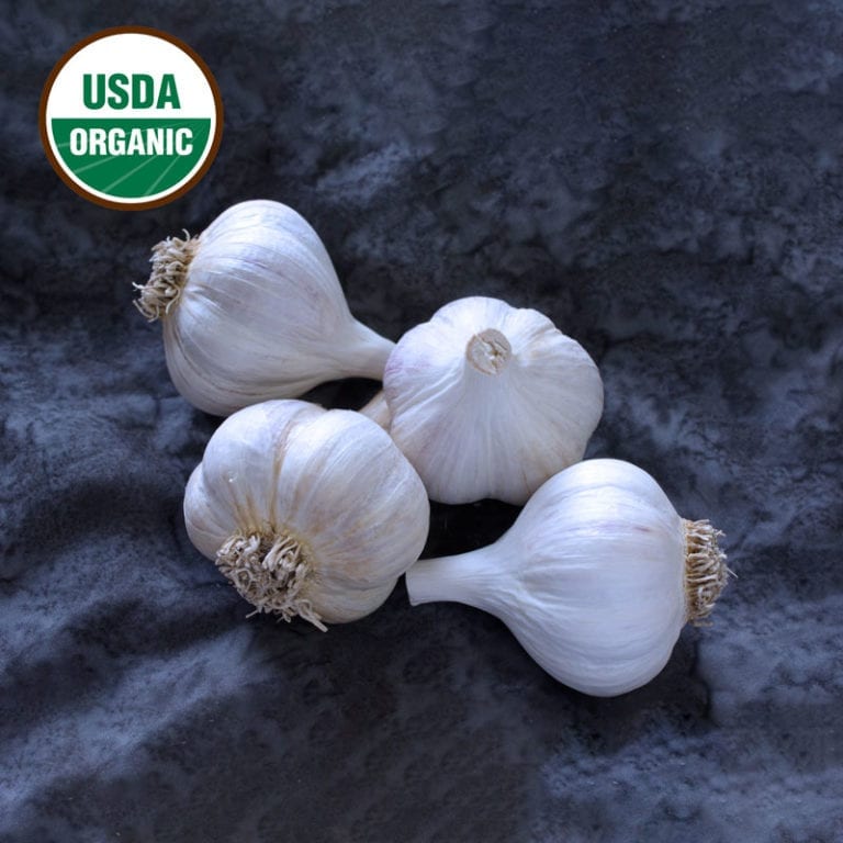 Georgian Crystal Certified Organic Garlic Bulbs - Keene Garlic